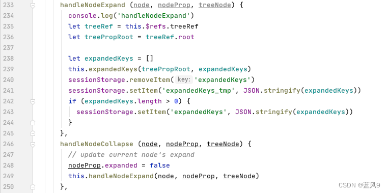 16 el-tree 保存树的 选择状态, 展开状态_el-tree default-expanded-keys-CSDN博客