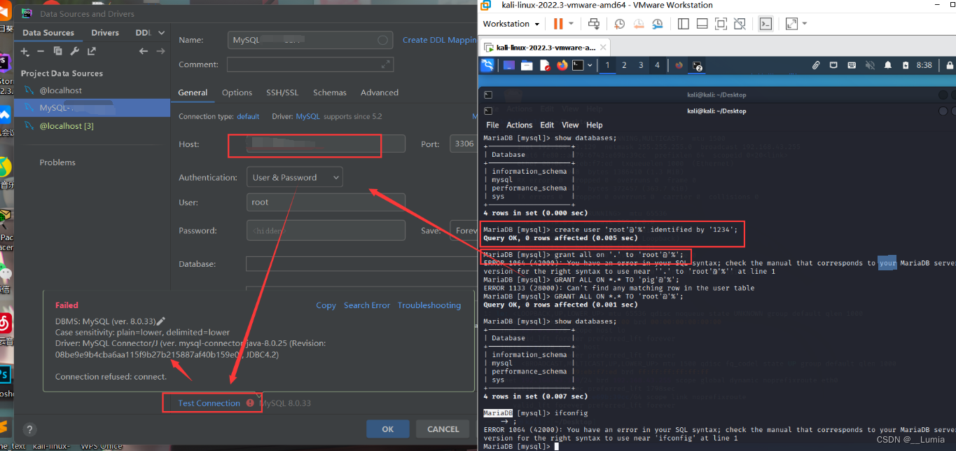 全网最详细：使用windows主机远程连接 kali MySQL_kali连接远程连接mysql数据库-CSDN博客