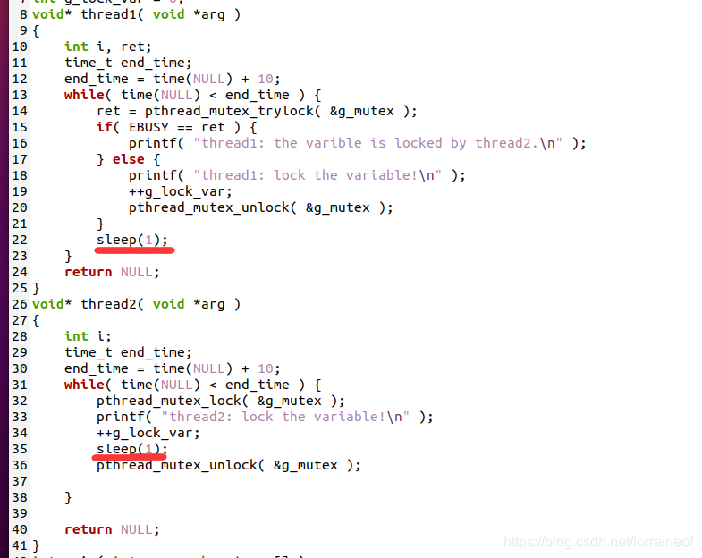 pthread互斥锁与sleep的用法_pthread sleep-CSDN博客