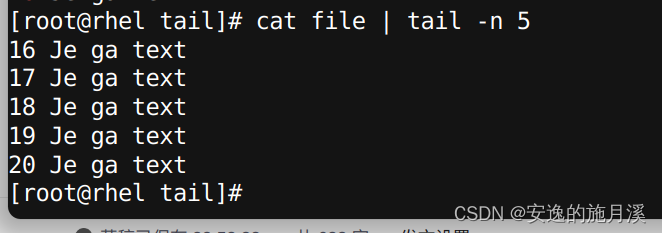 【linux】tail的基本使用_tail -n-CSDN博客