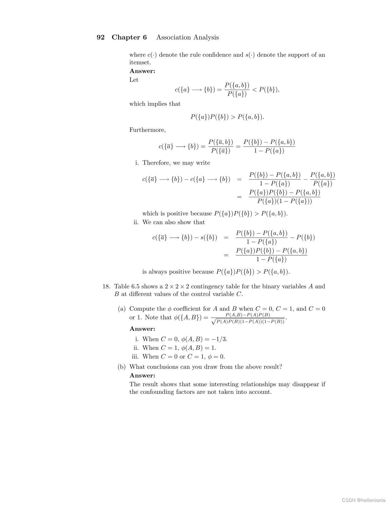【数据挖掘导论课后习题答案】第6章 Association Analysis: Basic Concepts and Algorithms（含英文原版）_数据挖掘导论课后题答案-CSDN博客