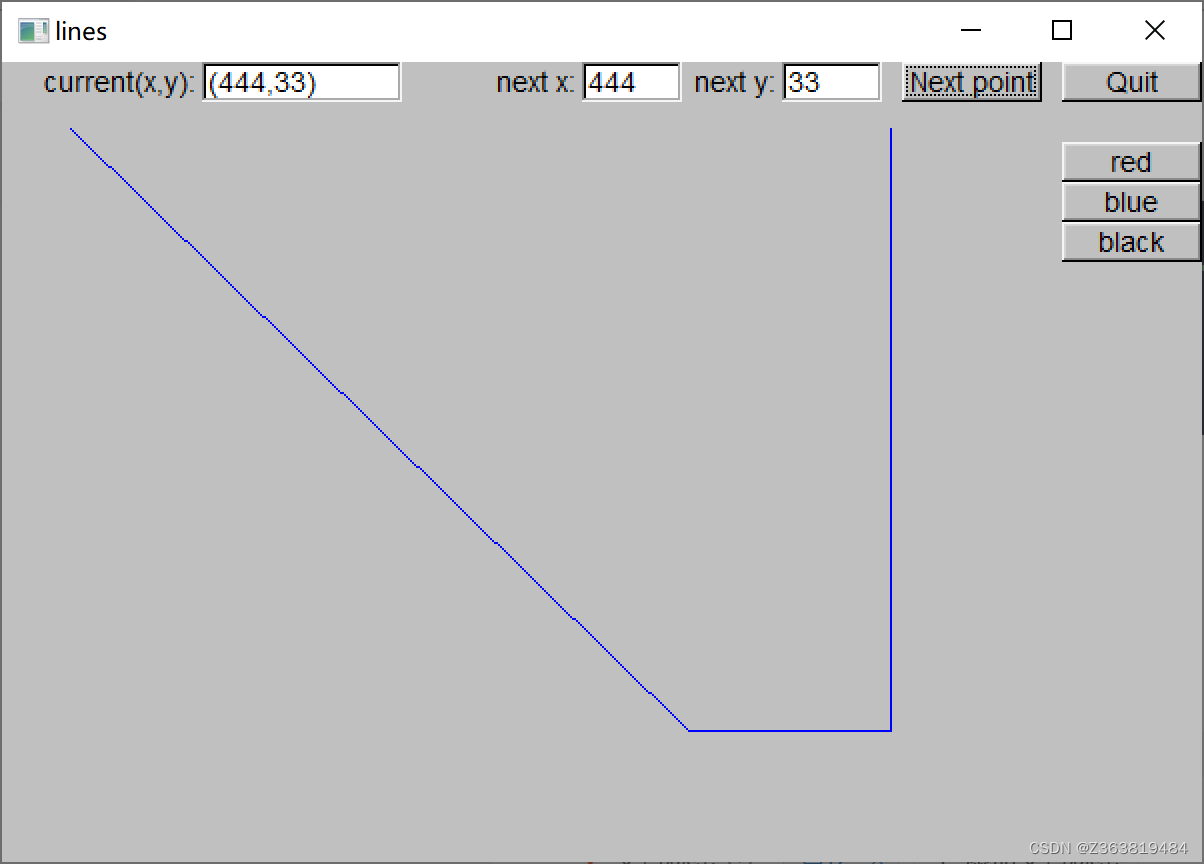 实现GUI线条窗口程序,-CSDN博客