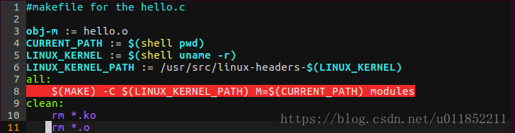 Makefile:8: *** missing separator. Stop._makefile:8: *** missing separator. stop.-CSDN博客