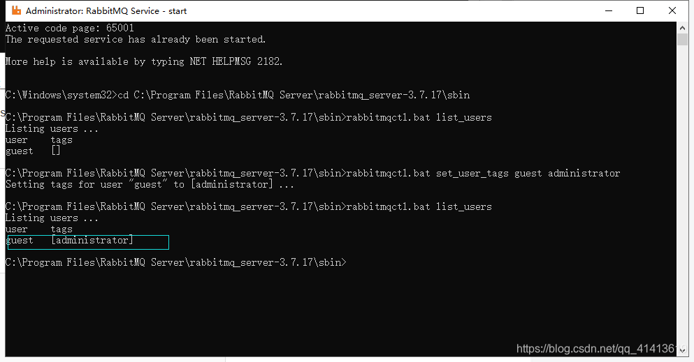 window下rabbitmq登录Not management user_rabbitmq not administrator user-CSDN博客