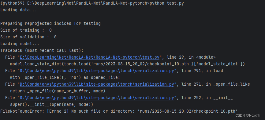 Randla Net Windows Pytorch实现randla Net Pytorch Csdn博客