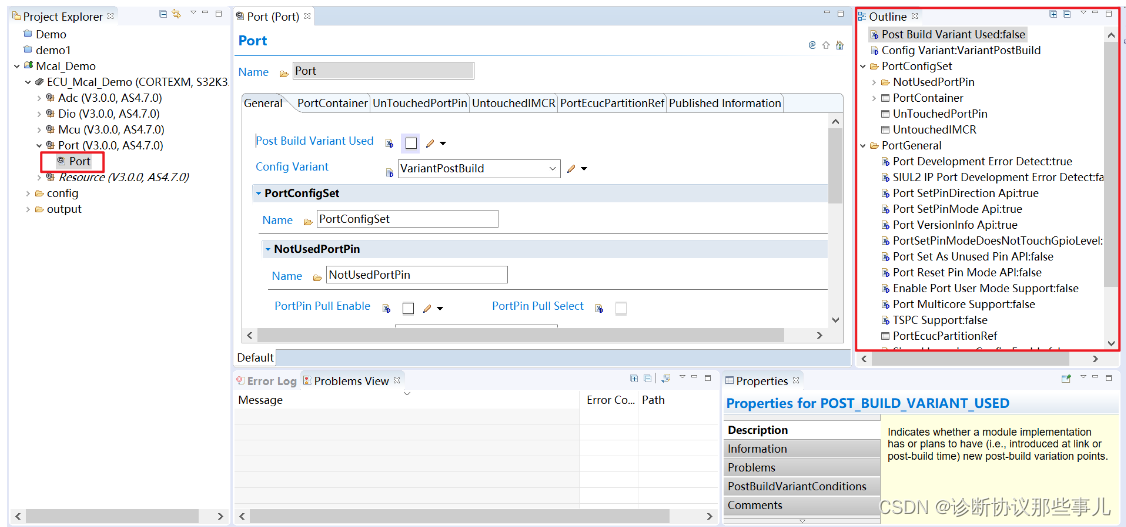 Autosar MCAL配置——Port_mcal port-CSDN博客