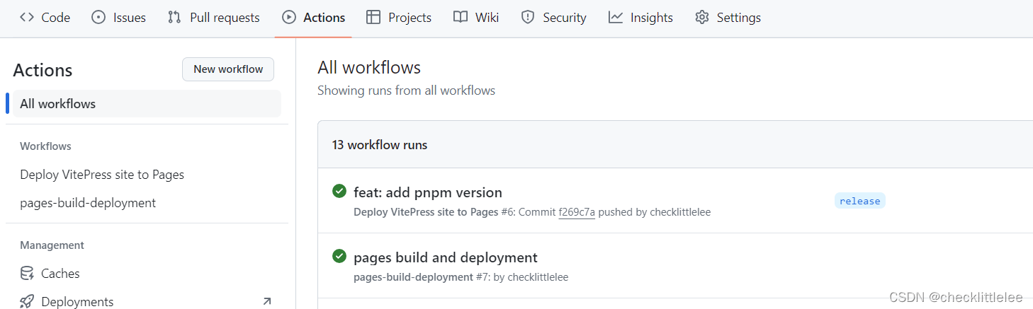 VitePress报错：Error: No pnpm version is specified. Please specify it by one of the following ways ...
