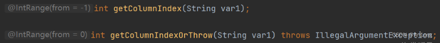 SQLite数据库Value must be ≥ 0 but `getColumnIndex` can be -1错误解决_value must be ≥ 0 but ...