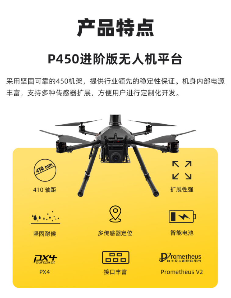 【新品发布】原来做多用途（室内、室外）无人机开发还能用它——P450进阶版_p450无人机-CSDN博客