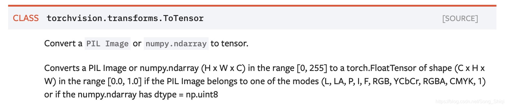 Pytorch torchvision.transforms中ToPILImage和ToTensor中的维度转换问题_transforms改变维度-CSDN博客