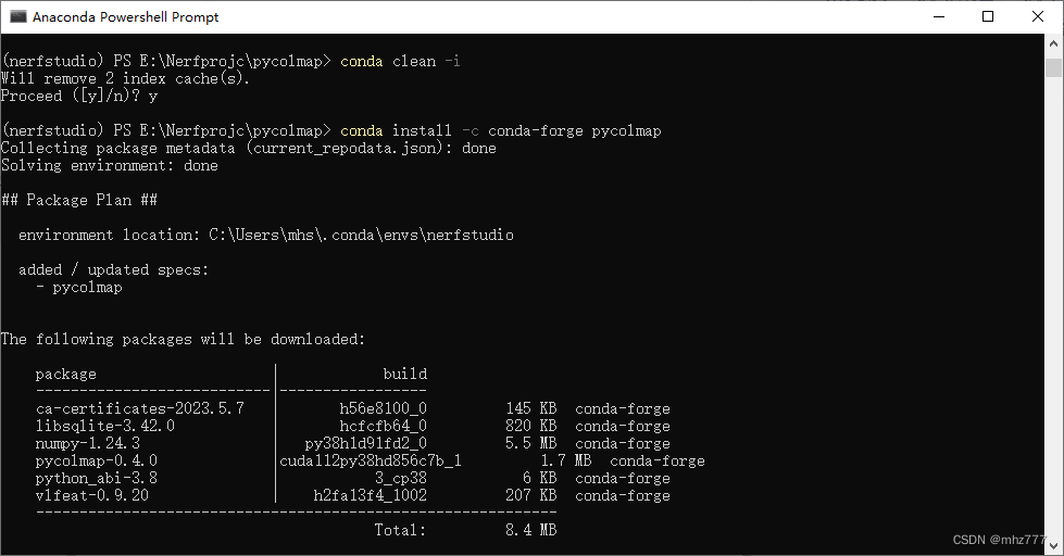 windows10中安装pycolmap_pycolmap安装-CSDN博客