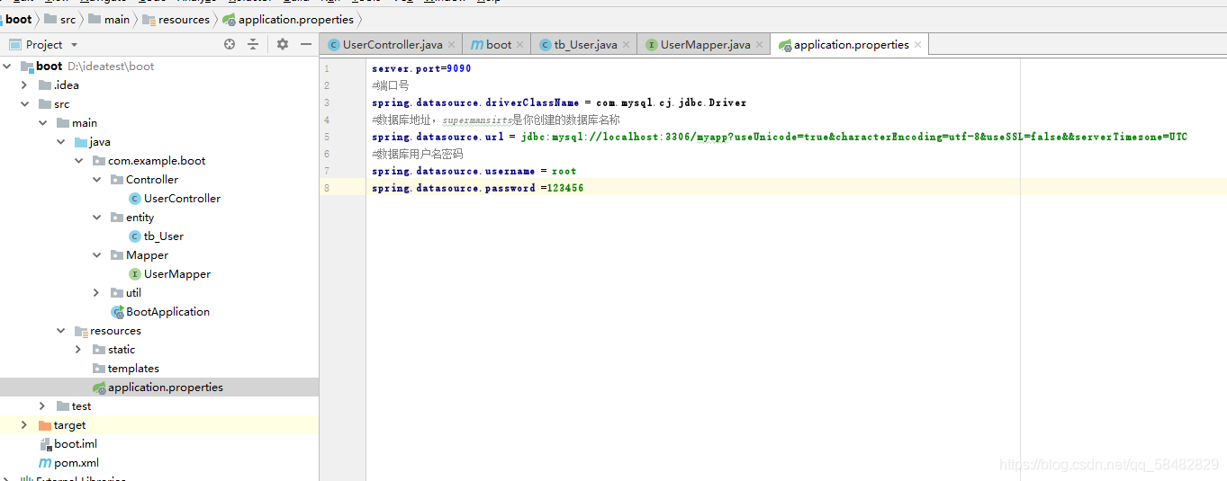 一个小白自学springboot，实现简单的登录接口（mybatis+mysql）/get/post/json。。。_springboot+mybatis 实现post get 接口-CSDN博客