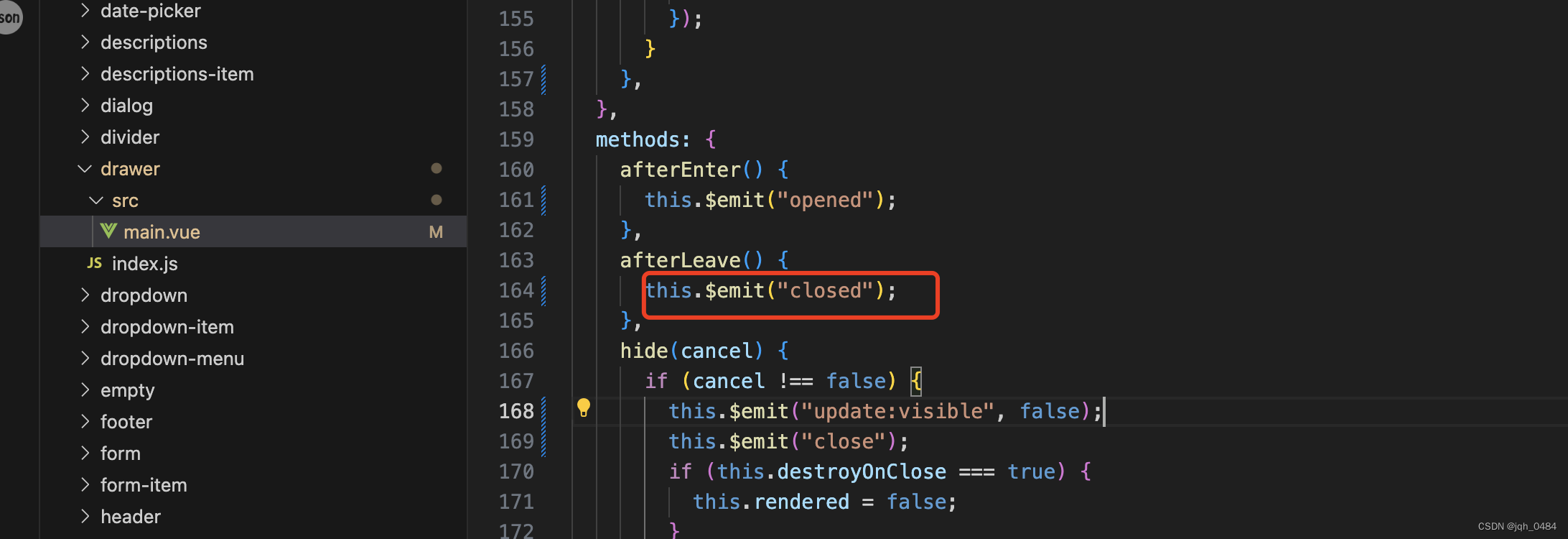 element-ui drawer 组件源码分享_drawer slot-CSDN博客