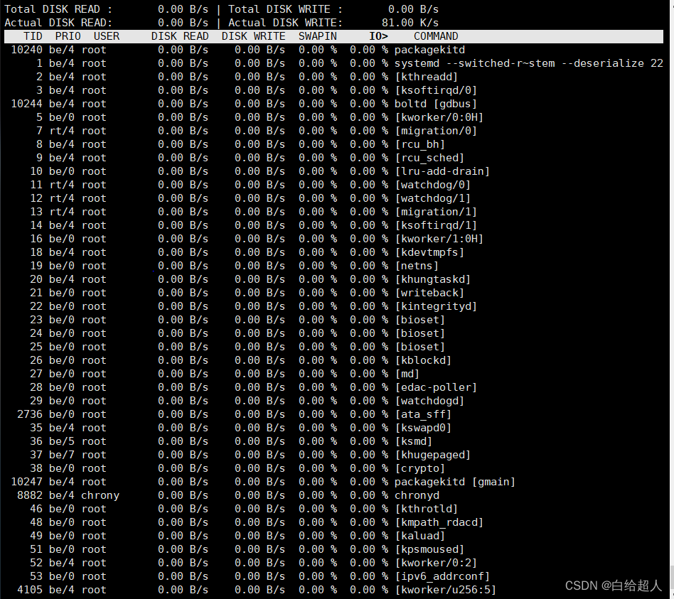 linux命令：mpstat、vmstat、pidstat、iostat、iotop_pidstat和vmstat区别-CSDN博客