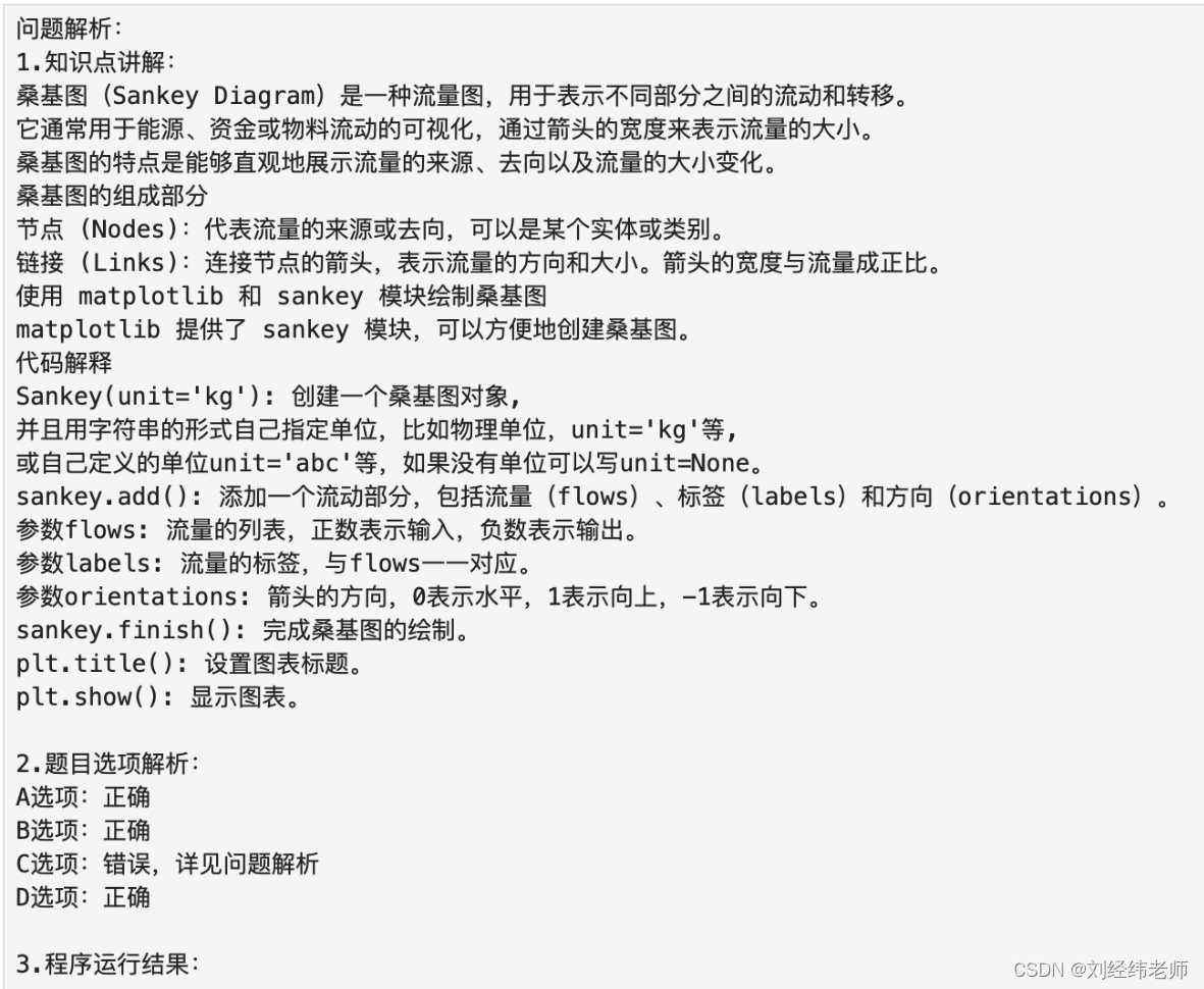 Python中的数据可视化：桑基图Sankey_python sankey-CSDN博客
