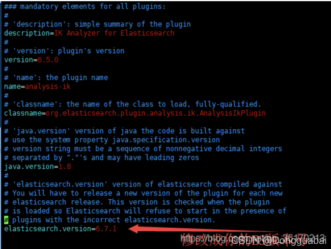 Plugin [analysis-ik] was built for Elasticsearch version 6.5.0 but version 6.7.1 is running-CSDN博客