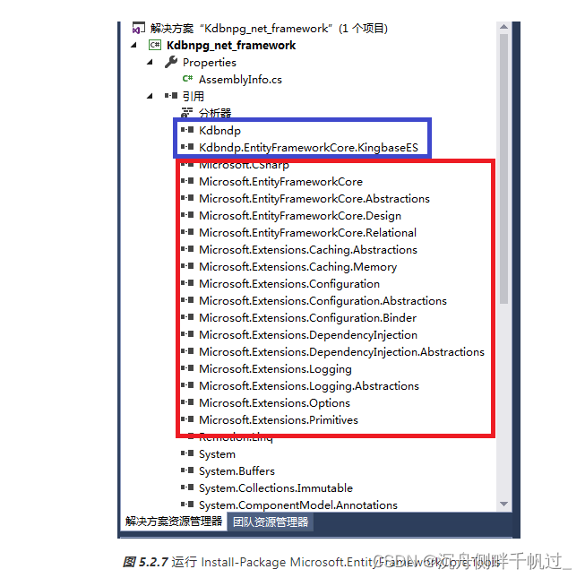 金仓数据库kingbasees客户端编程开发框架 Efcore（5 Kdbndpentityframeworkcorekingbasees在net Framework 中使用 