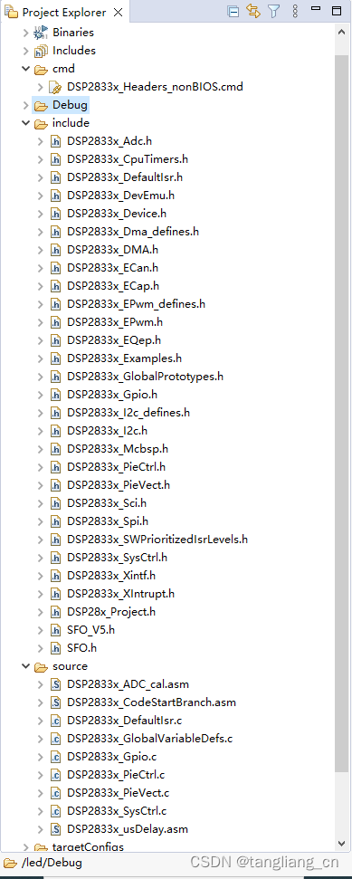 DSP入门 F28335实现led呼吸灯_dspf28335呼吸灯程序-CSDN博客