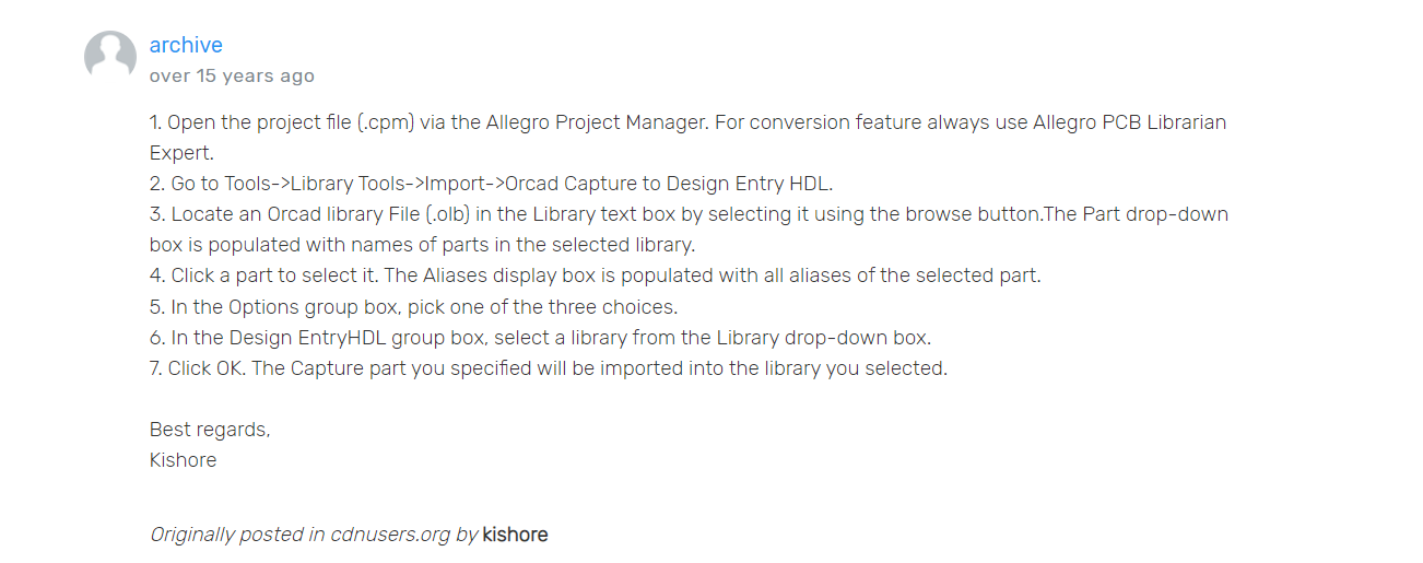 关于Concept HDL与Cadence CIS之间的转换问题_concepthdl转换为orcad-CSDN博客