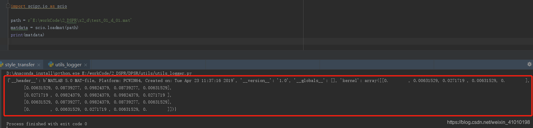 Python读取 Mat 文件（matlab文件）python读取mat文件 Csdn博客