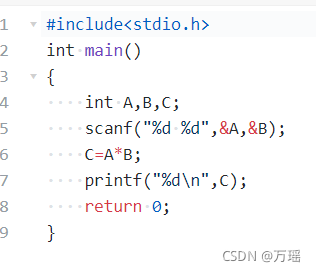 L1-036 A乘以B (5 分)-CSDN博客