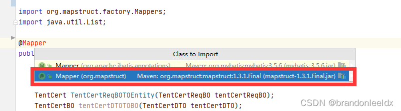 mapstruct的@mapper导包错误，且看我如何快速解决_org.mapstruct.mapper-CSDN博客