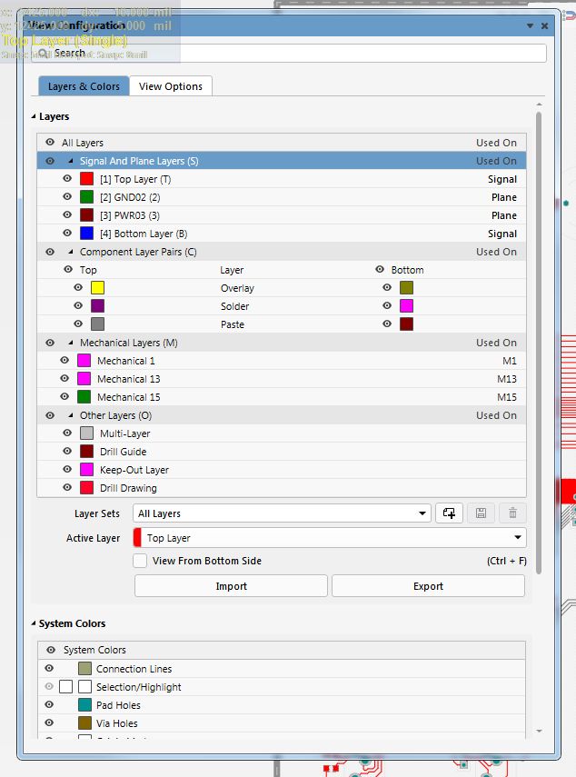 Altium Designer软件中如何更改设计区的颜色_ad pcb颜色设置-CSDN博客