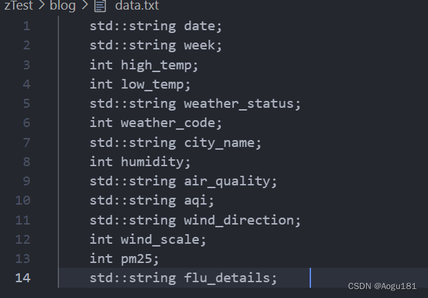 C++实现自动生成c++类中的属性的get和set方法_c++ get set-CSDN博客