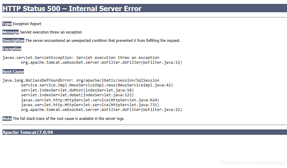 2020-03-23 jdbc改造mybatis报错java.lang.NoClassDefFoundError:org/apache/ibatis/session/SqlSession或 ...