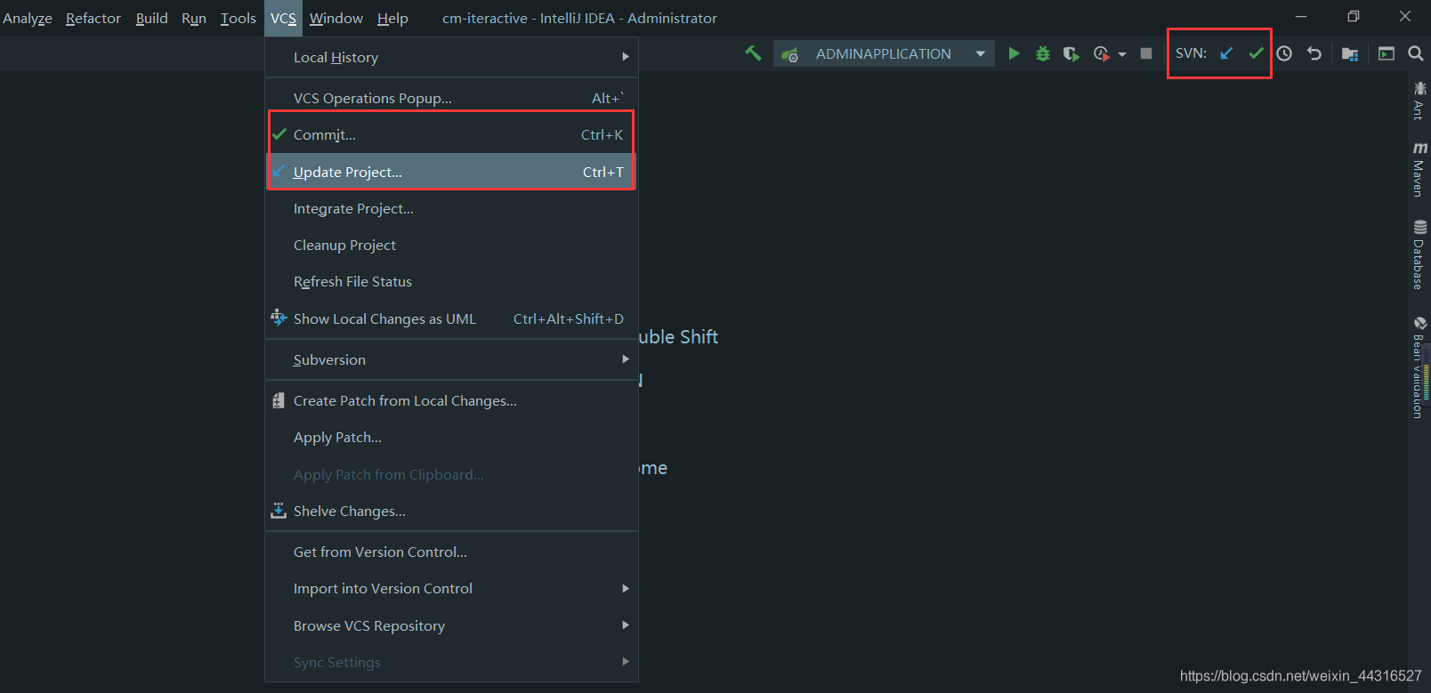 Intellij Idea的svn按钮或者图标不见了（如何显示svn按钮或者svn图标的解决方案）idea显示svn图标 Csdn博客