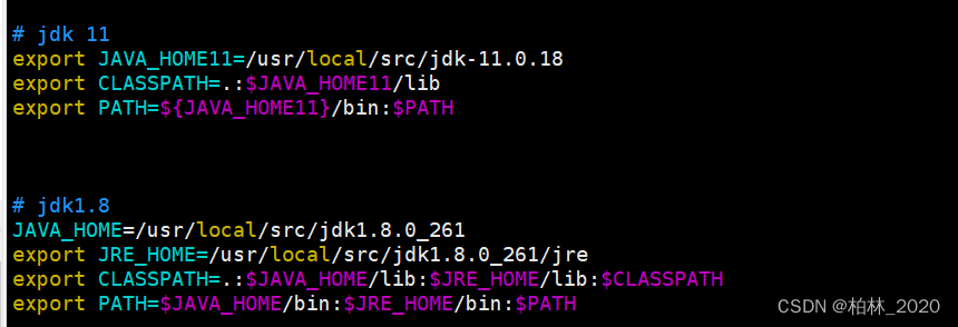 Linux环境下已有jdk1.8环境，增加jdk11环境_java1.8升级到java11-CSDN博客