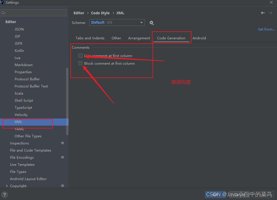 idea注释顶格不美观的问题--代码与XML_idea美化xml格式-CSDN博客