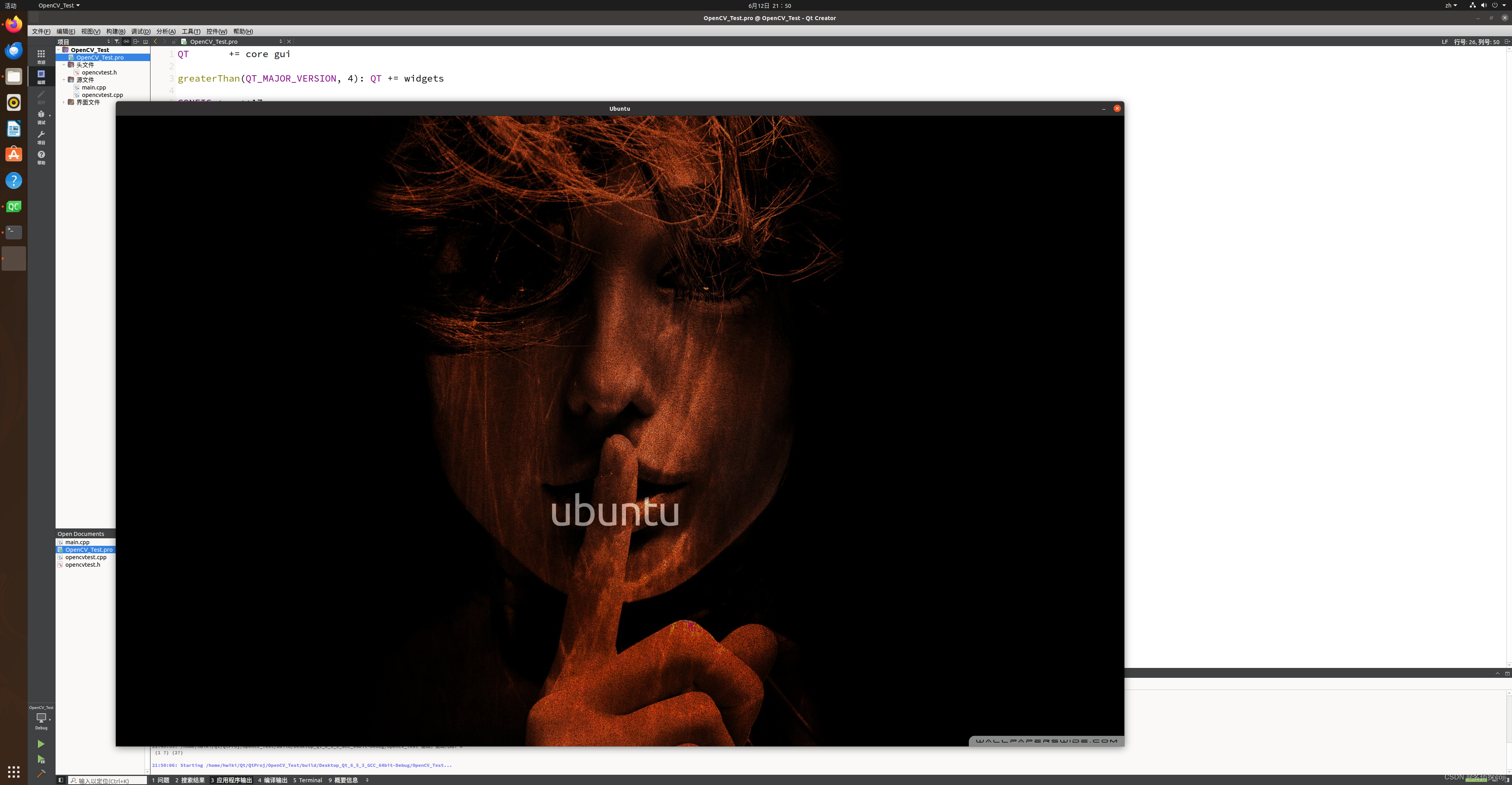 Linux下QT+OpenCV环境配置【完全解决版】_linux qt opencv-CSDN博客