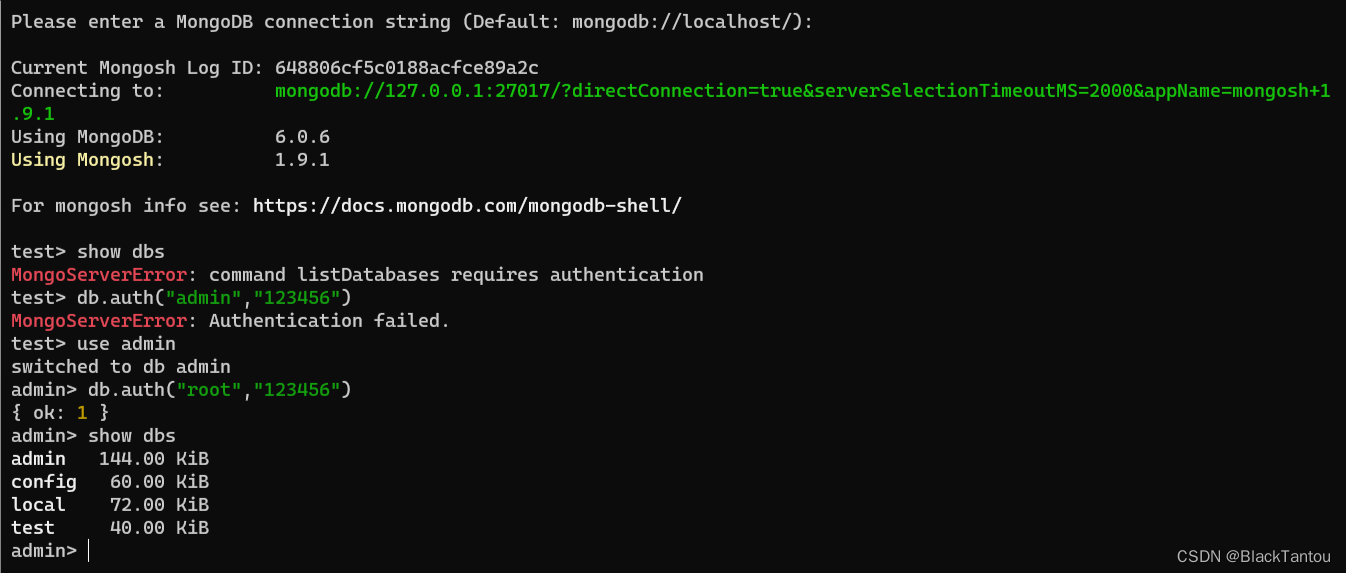 记一次windows安装mongoDB并开启认证中的坑_window mongodb6 验证-CSDN博客