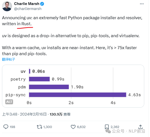 还在用pip install ? 这个工具快100倍！_uv pip-CSDN博客