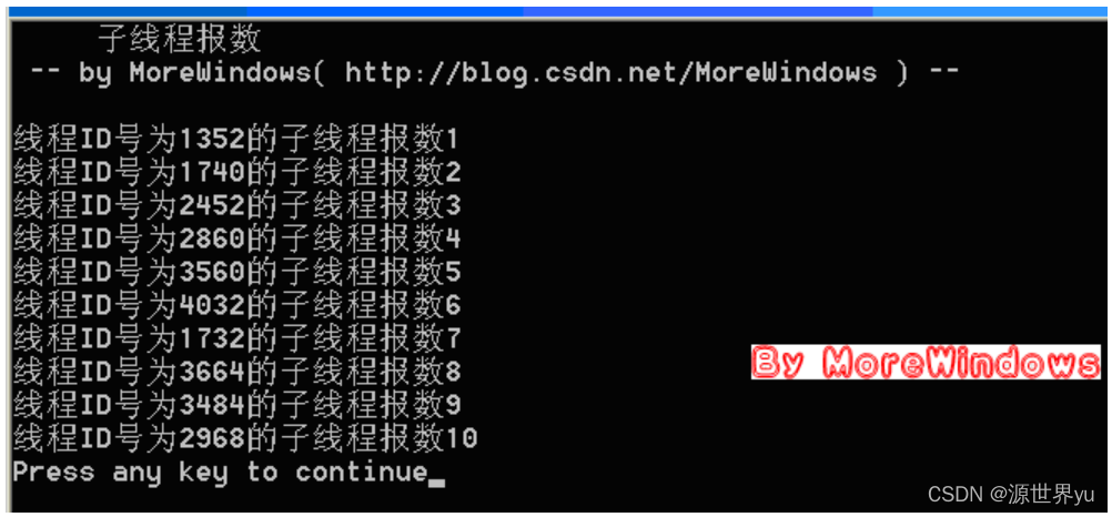 多线程一之Thread创建、运行、结束_createthread-CSDN博客