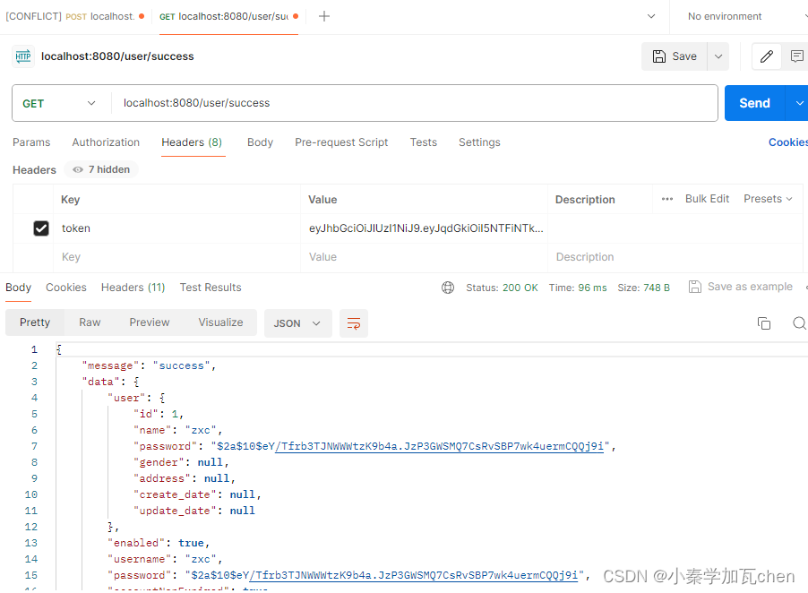 SpringSecurity + JWT实现登录认证_spring security jwt 登录-CSDN博客