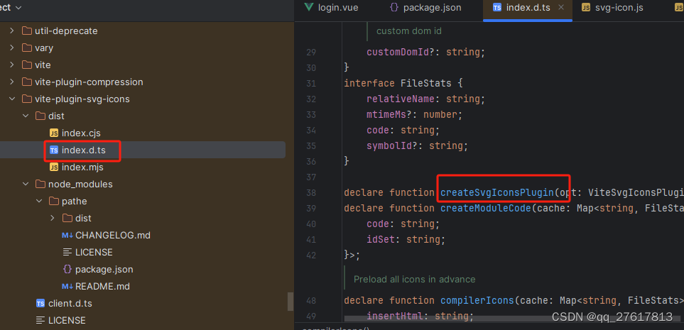 Vitevue3项目vite Plugin Svg Icons版本问题报错syntaxerror Named Export Createsvgiconsplugin N Csdn博客