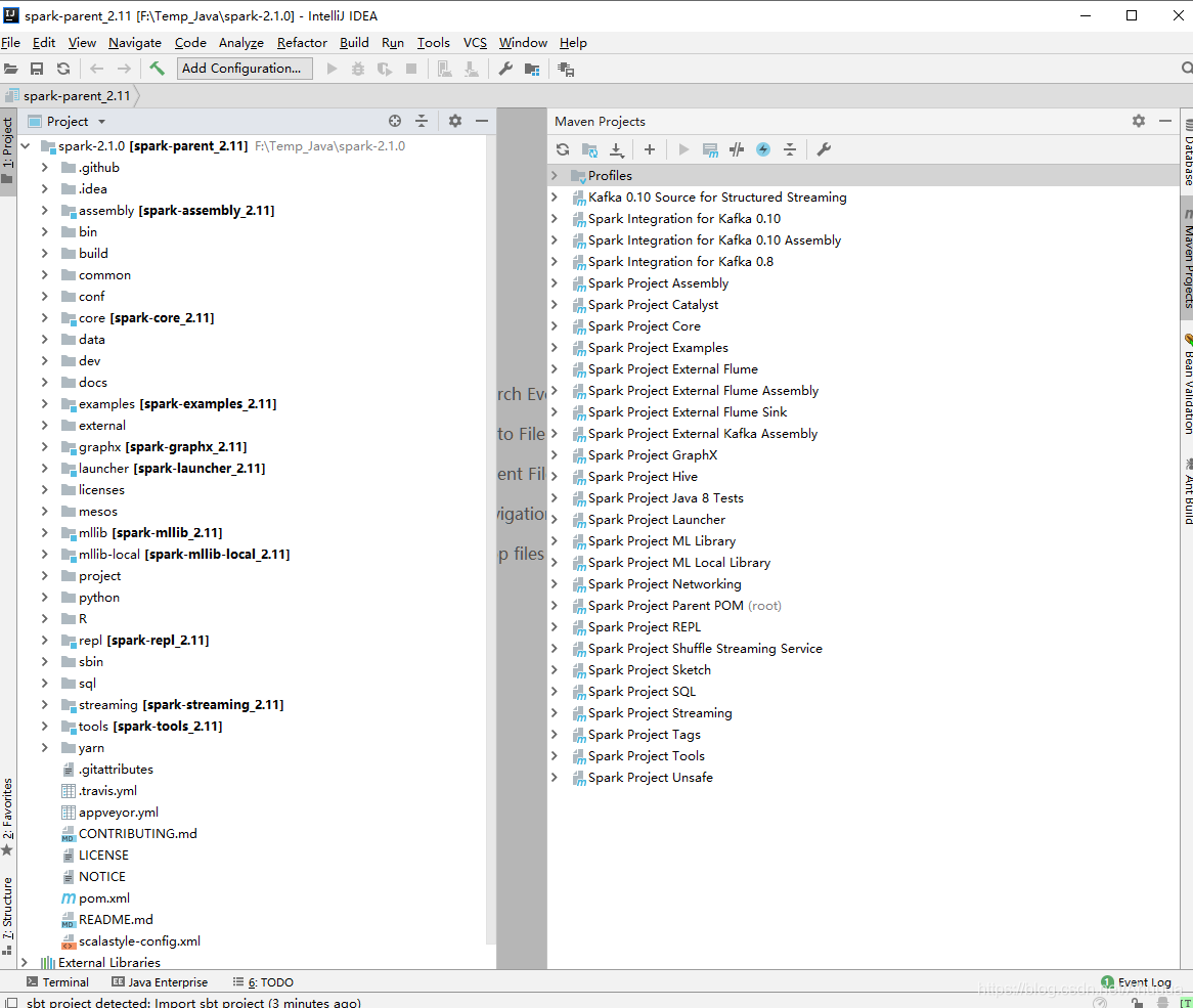 windows下使用idea编译spark2.x源码步骤_idean spark2 java 编译-CSDN博客