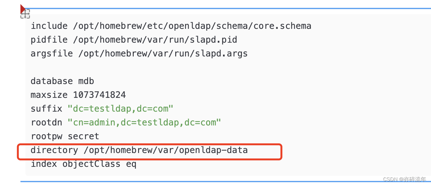 Mac上安装OpenLDAP服务器详细教程（Homebrew安装和自带的ldap）_mac ldap-CSDN博客
