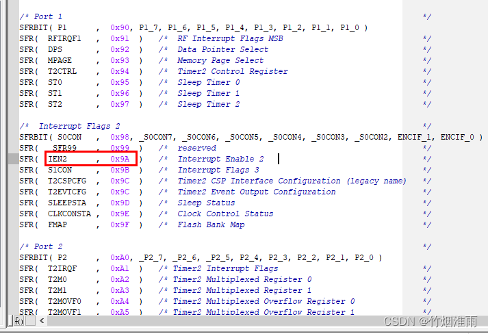 lesson3 Zigbee外部中断_p2ien = ox01-CSDN博客