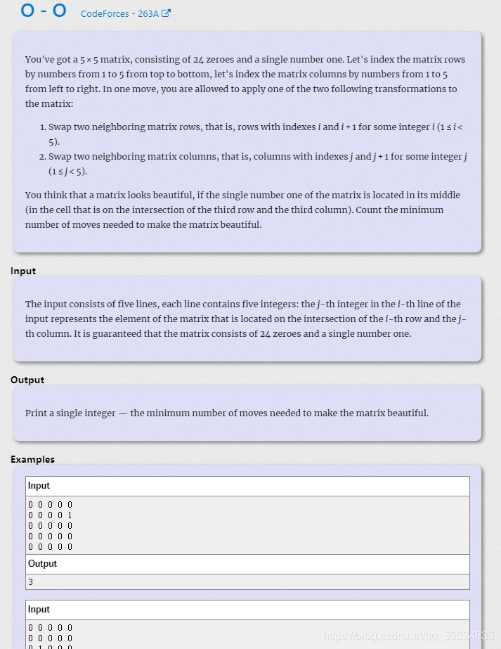 CodeForces_263A_263a codeforce-CSDN博客
