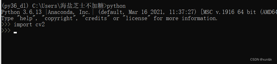 python3.6安装cv2-CSDN博客