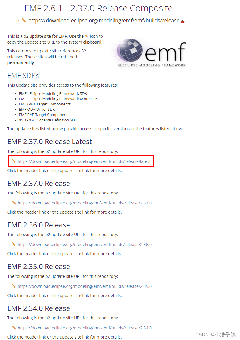 Eclipse安装EMF插件_安装 emf eclipse版本-CSDN博客
