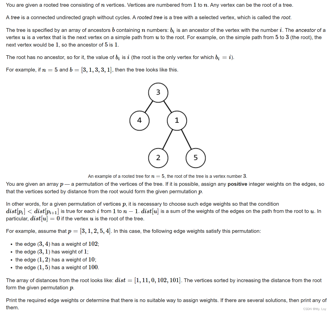 D. Weights Assignment For Tree Edges - 思维（树）-CSDN博客