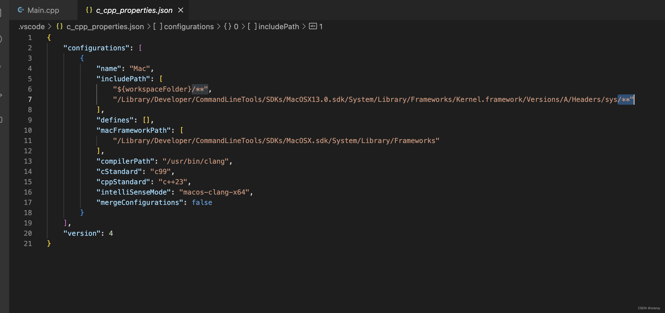 mac运行cpp文件遇到vscode报错--未识别的标识符printf_vscode未定义标识符 “printf“-CSDN博客