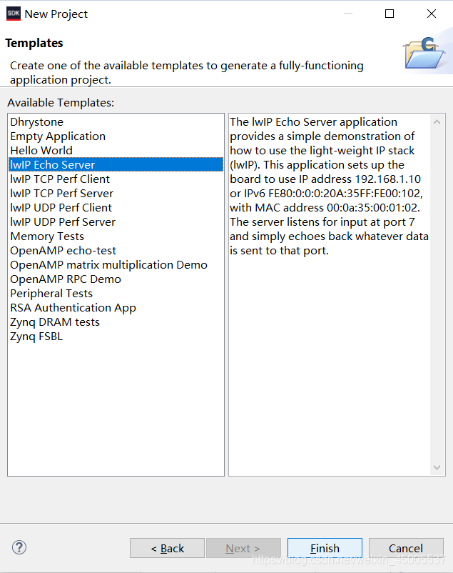 zynq-7000学习笔记之lwip echo server调试-CSDN博客