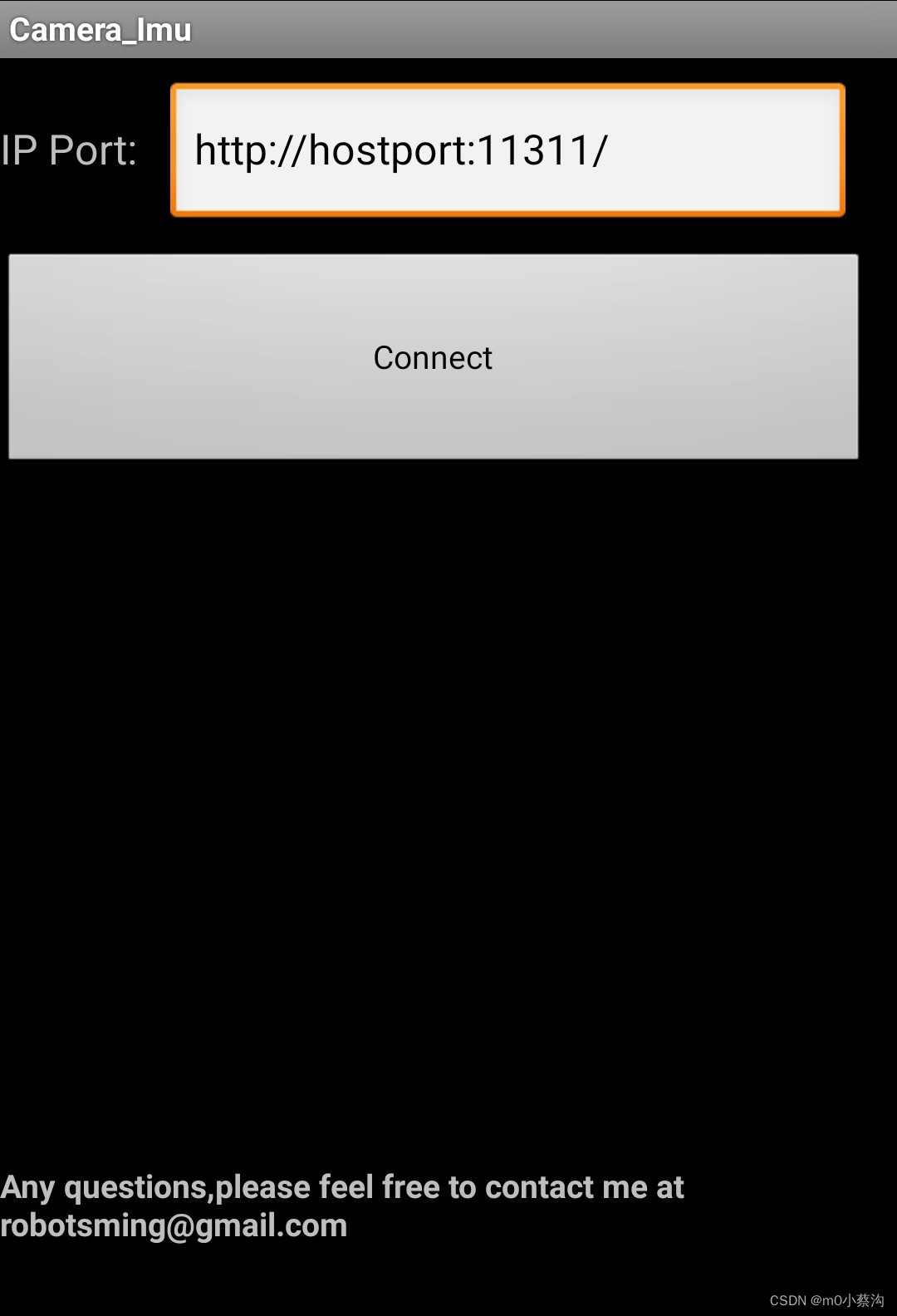 ROS + Android 手机摄像头_ros电脑连接手机摄像头-CSDN博客