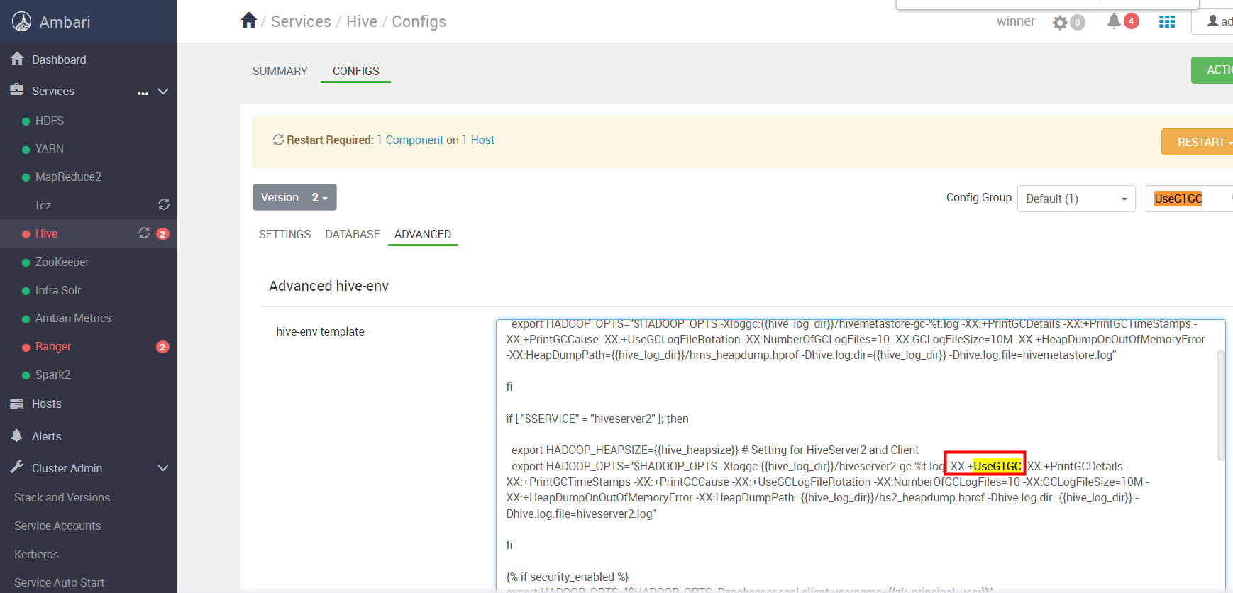 【Ambari】银河麒麟V10 ARM64架构_安装Ambari2.7.6&HDP3.3.1问题总结_error: vm option 'useg1gc' is experimental ...