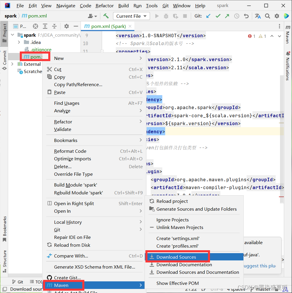 在idea中进行词频统计（scala版本） Idea实现词频统计 Csdn博客